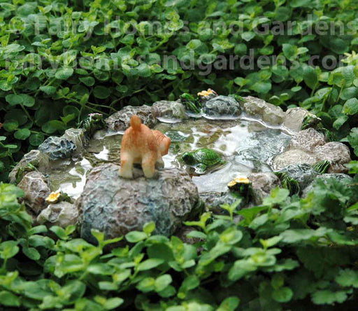 Woodland Knoll Fairy Garden Pond | Miniature Ponds – Fairy Homes & Gardens